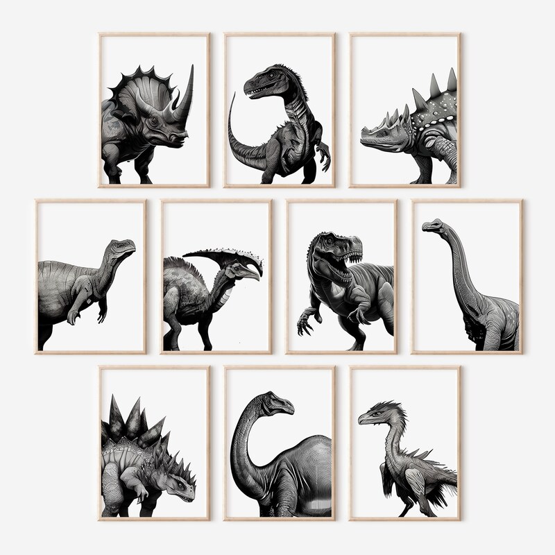 Dinosaur Print - Etsy