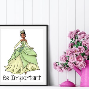 Princesses Wall Art With Positive Affirmations – Set of 16 Digital ...