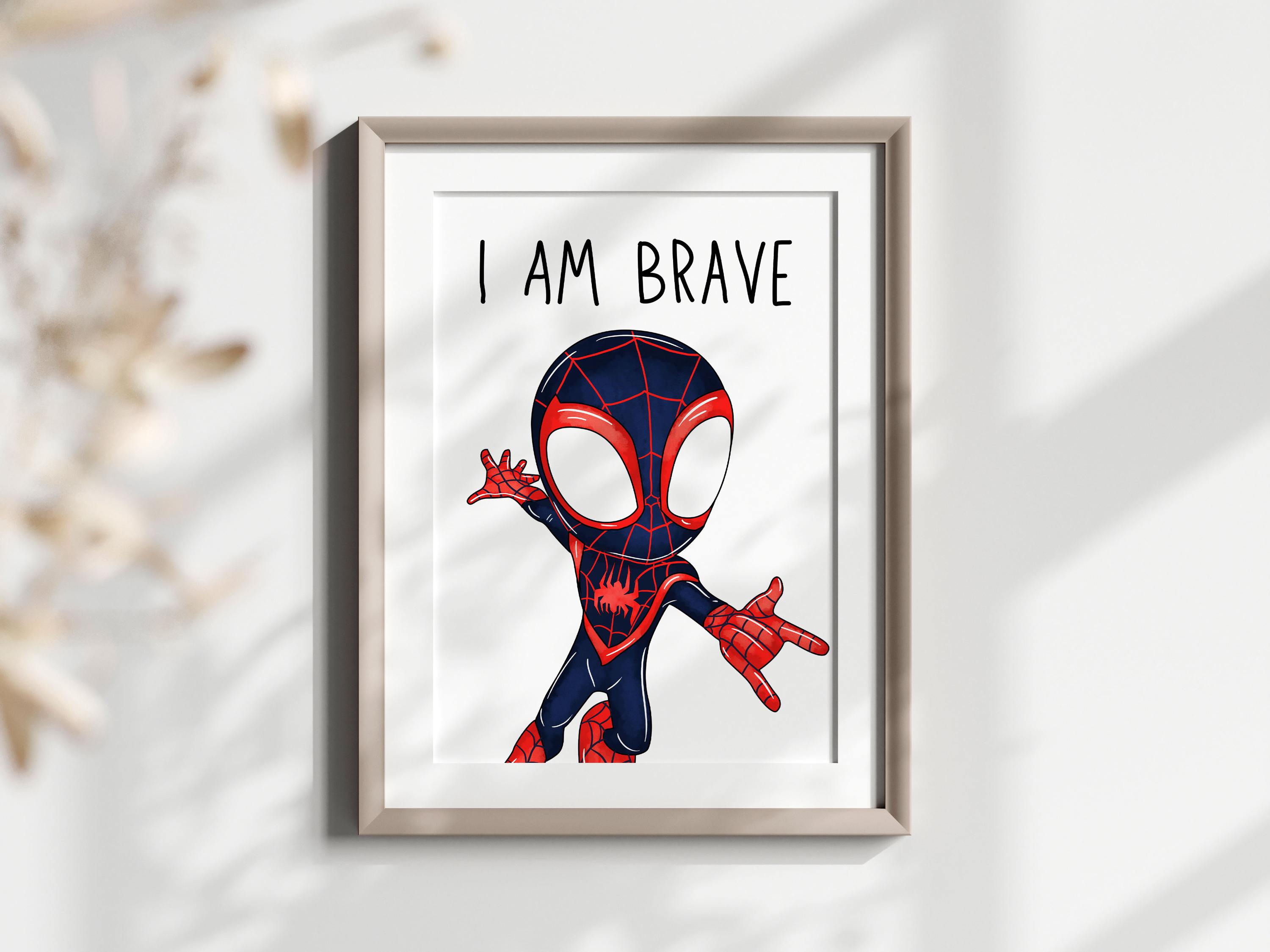 Superhero Affirmation Prints – Set of 3 Positive Quotes for Kids Room ...