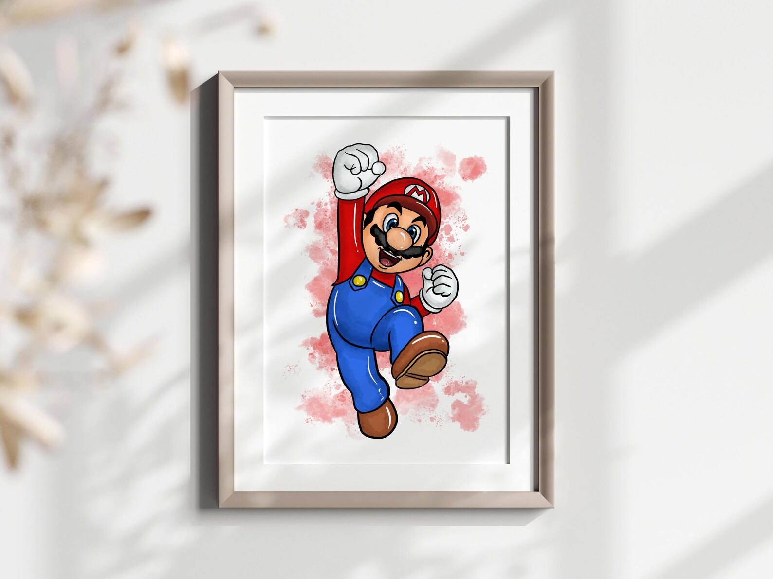Mario & Friends Personalized Name Prints – Set of 3, Playroom Wall Art ...