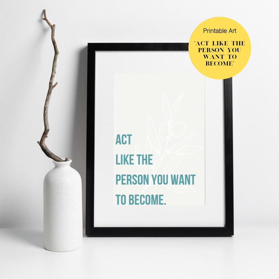 Inspiring Aesthetic Wall Decor, Affirming Self Love Poster, Affirmation ...