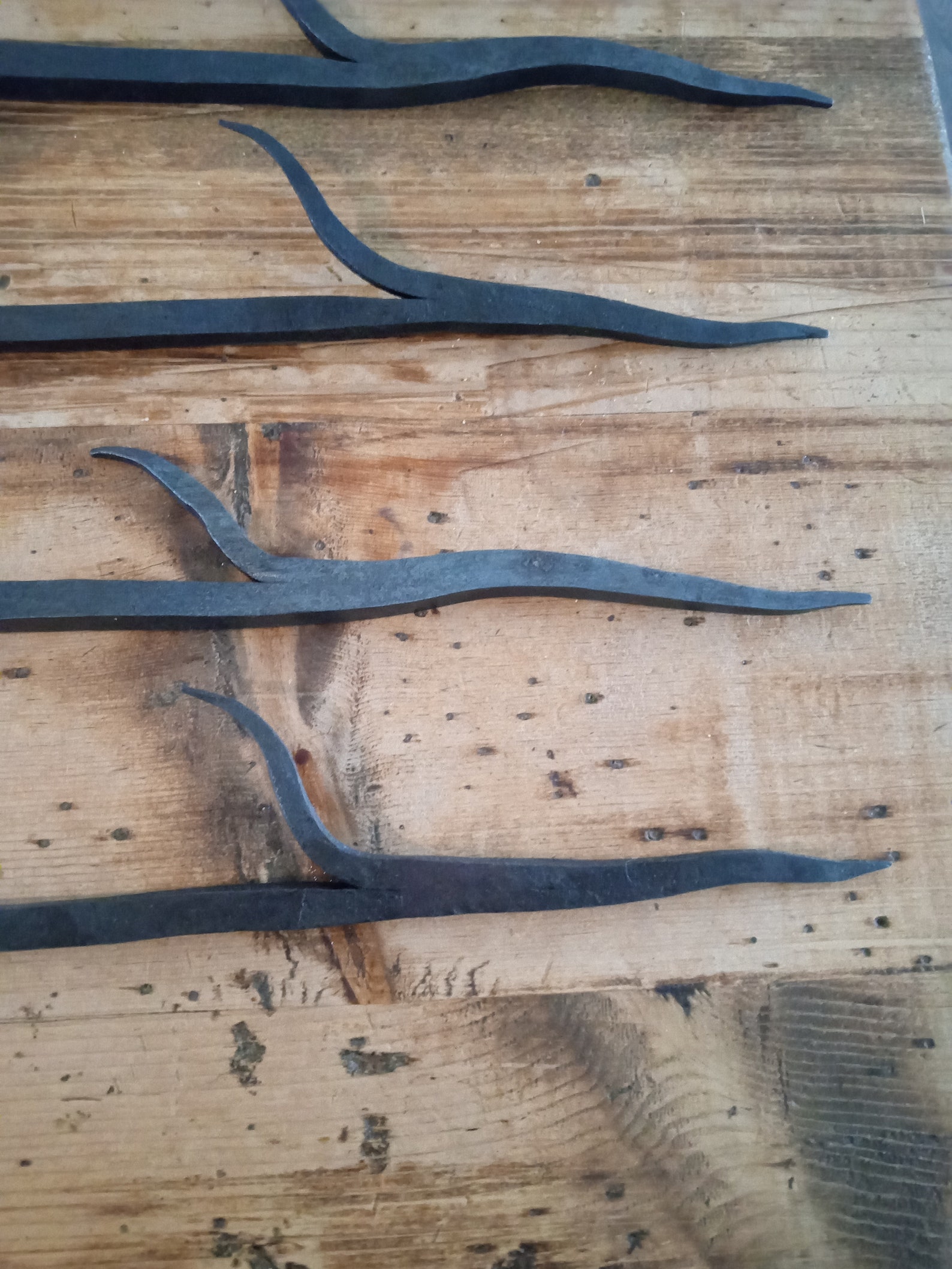 Hand Forged Fire Poker - Etsy