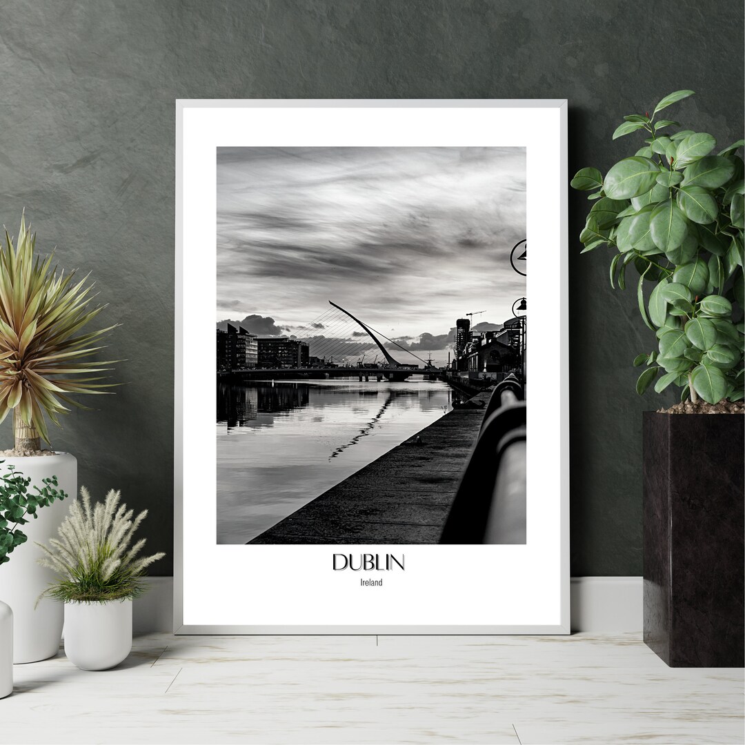 Dublin Photo Art Printable Travel Art Home Decor Ireland Digital Print ...