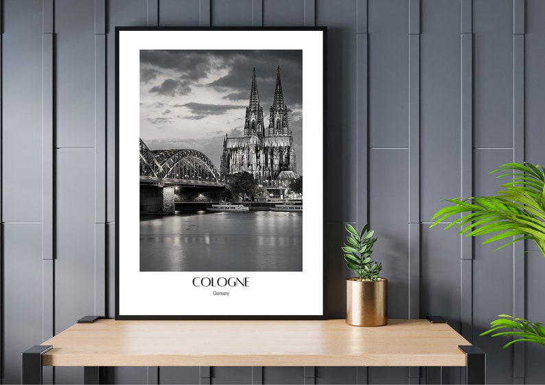 Cologne Photo Art Printable Travel Art Home Decor Germany Digital Print ...