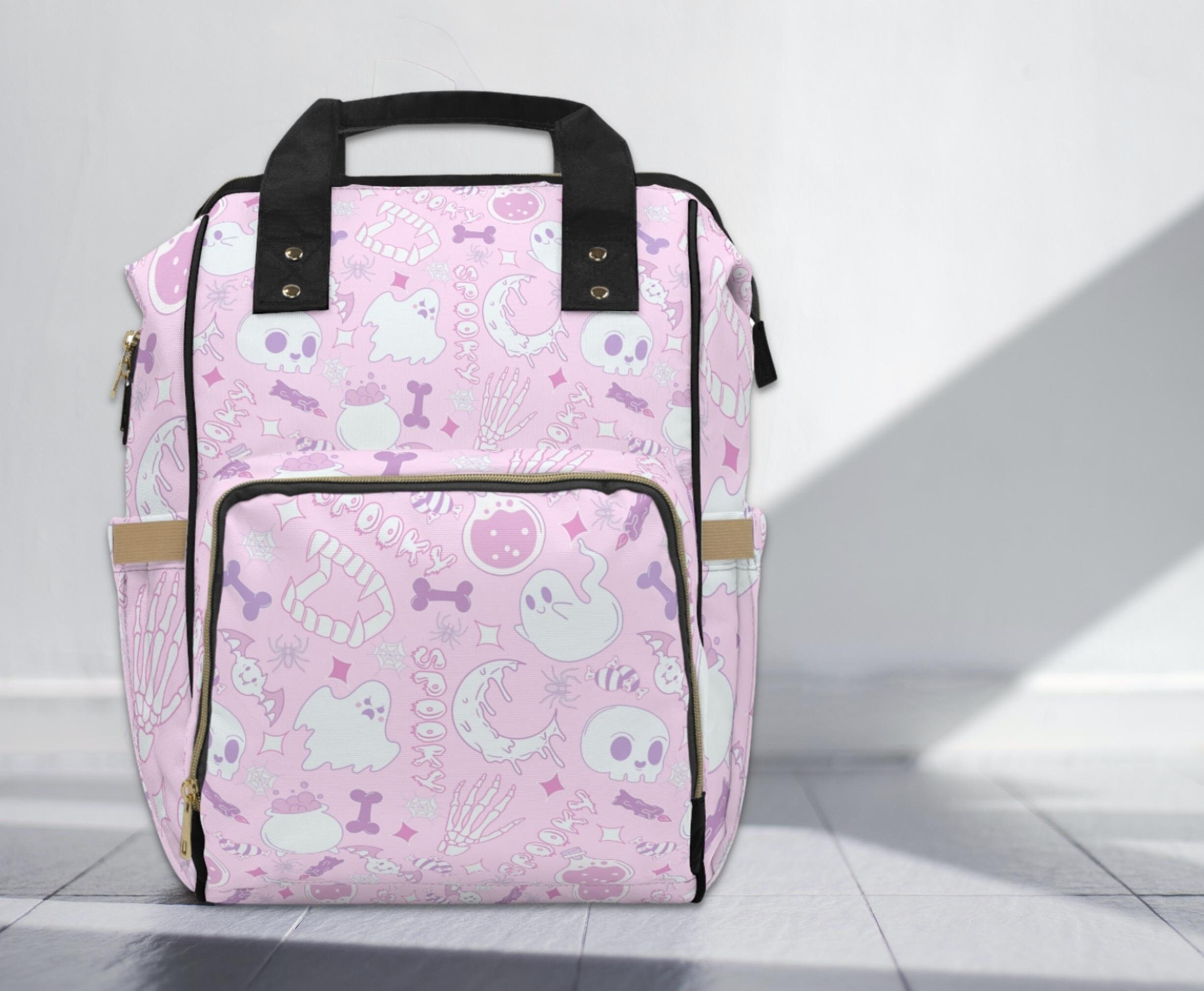 Spooky Babe Goth Multifunctional Diaper Bag Backpack, Goth Backpack ...