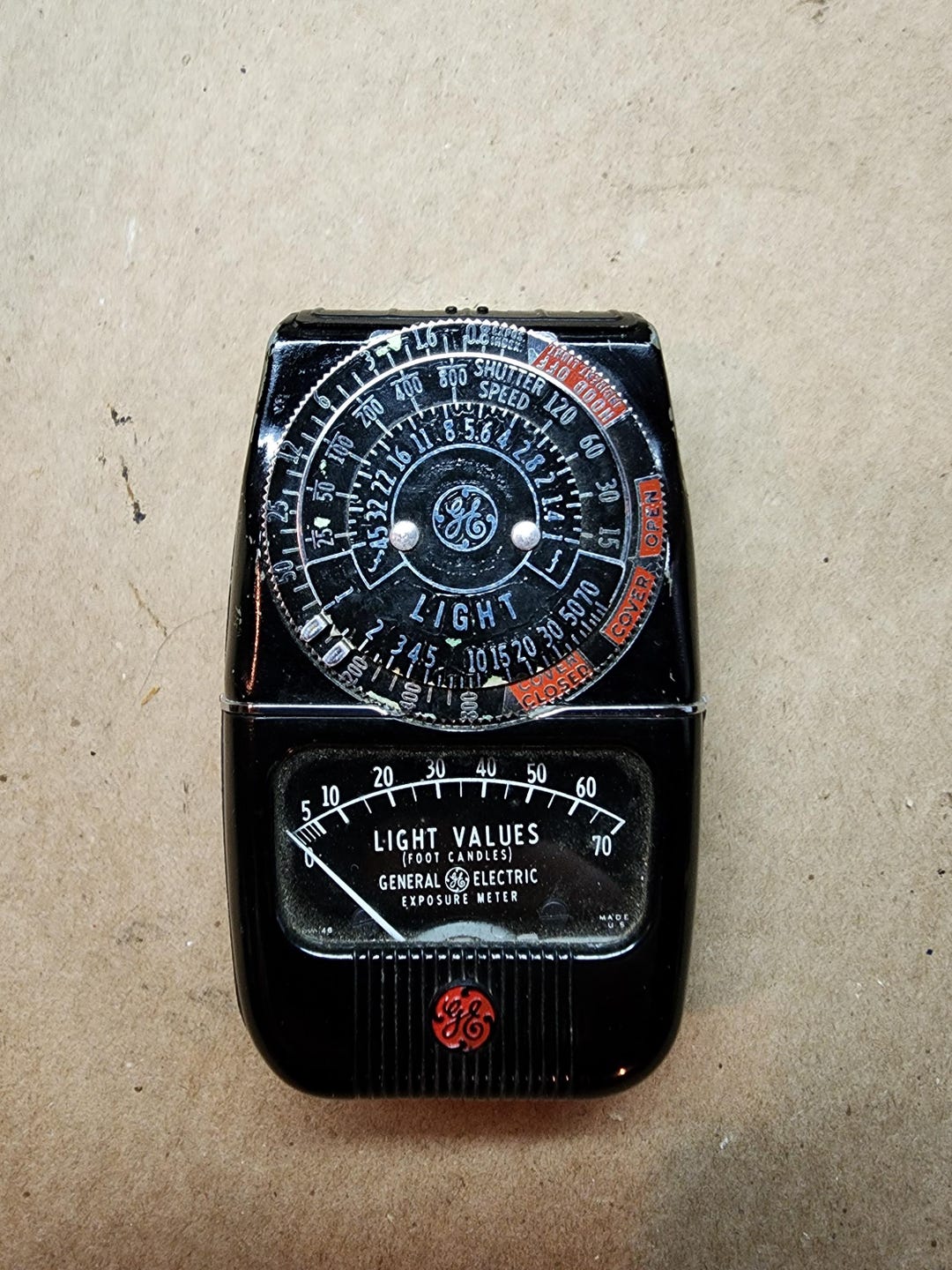 Vintage GE Light Exposure Meter - Etsy