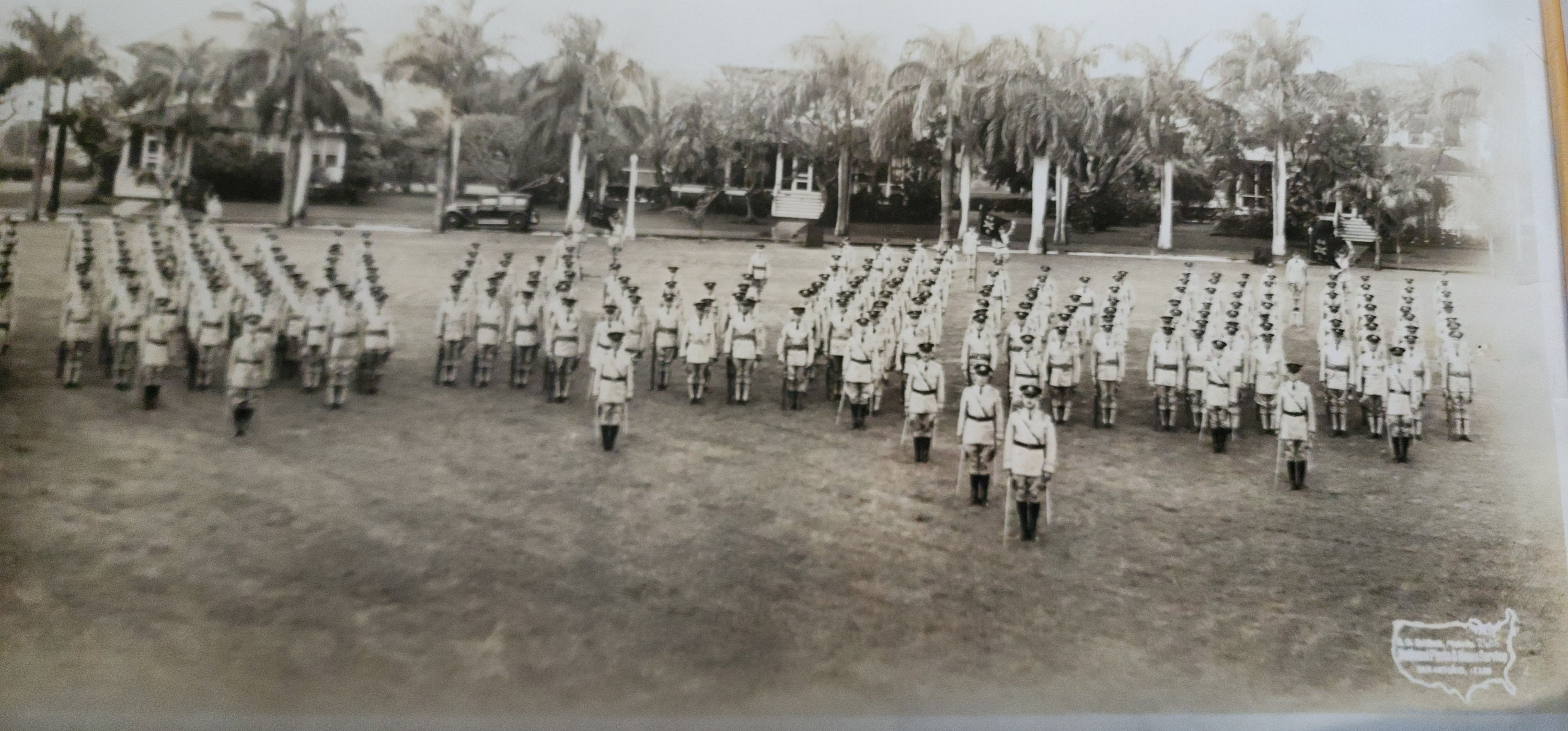 1932 Panoramic Photo 64th Coast Artillery Ft Shafter - Etsy