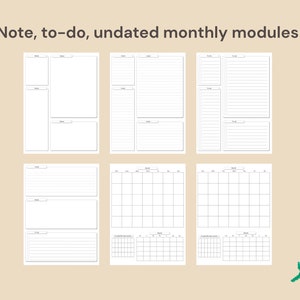 CUSTOMIZABLE Supernote Template: To-do, Note, Monthly Planner and More ...