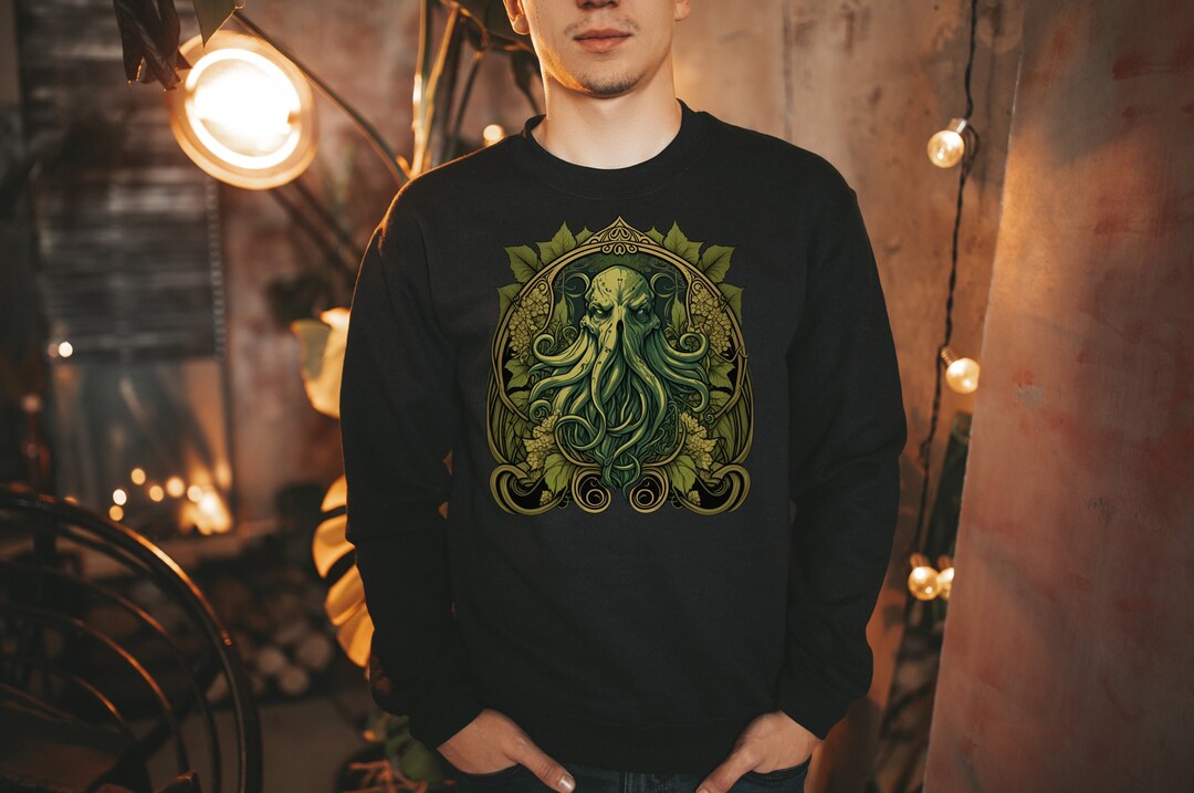 Cthulhu Sweatshirt, Cthulhu Gift, Cthulhu Clothing, Cthulhu Lovers, HP ...