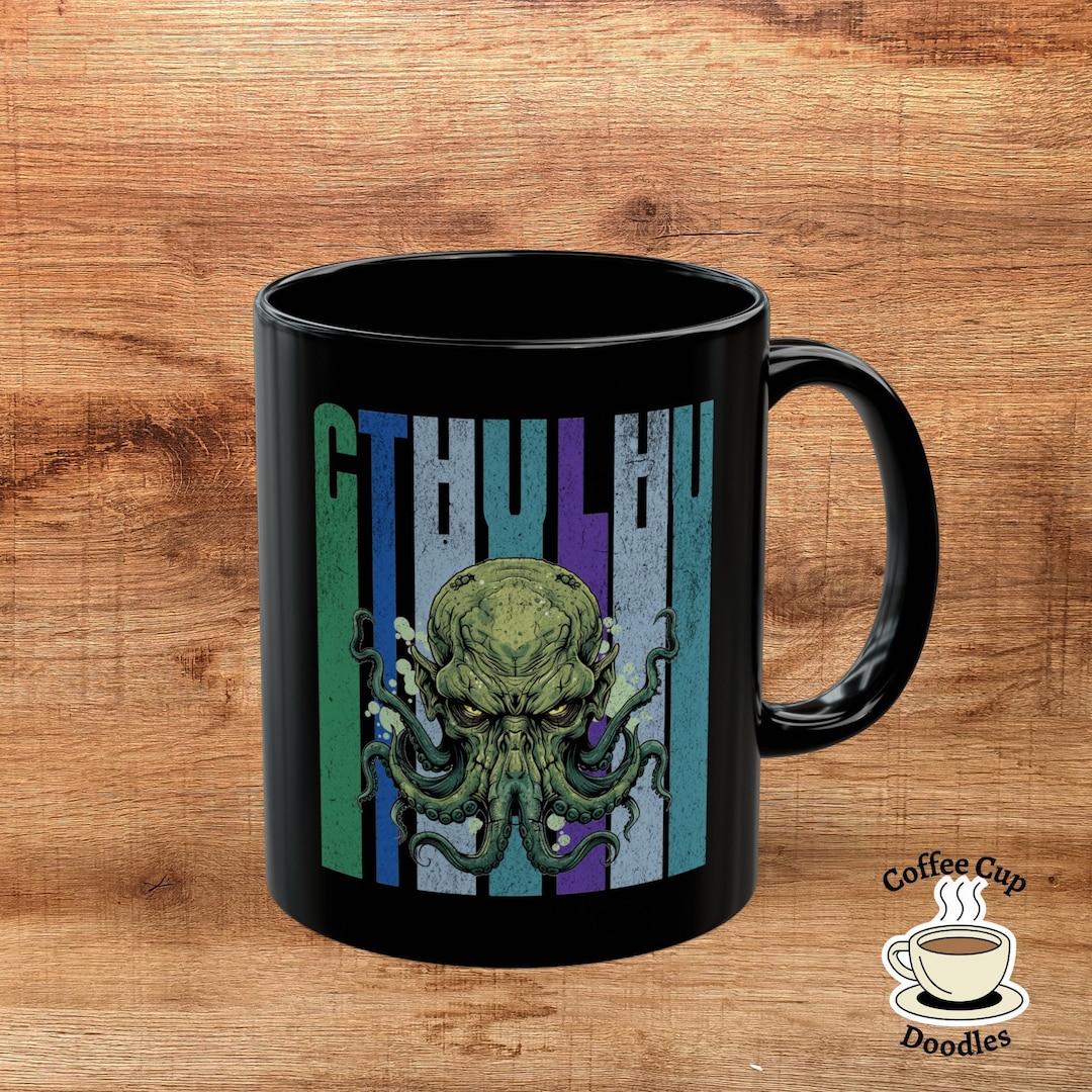 Cthulhu Mug, Cthulhu Coffee Cup, Cthulhu Gift, HP Lovecraft Mug ...