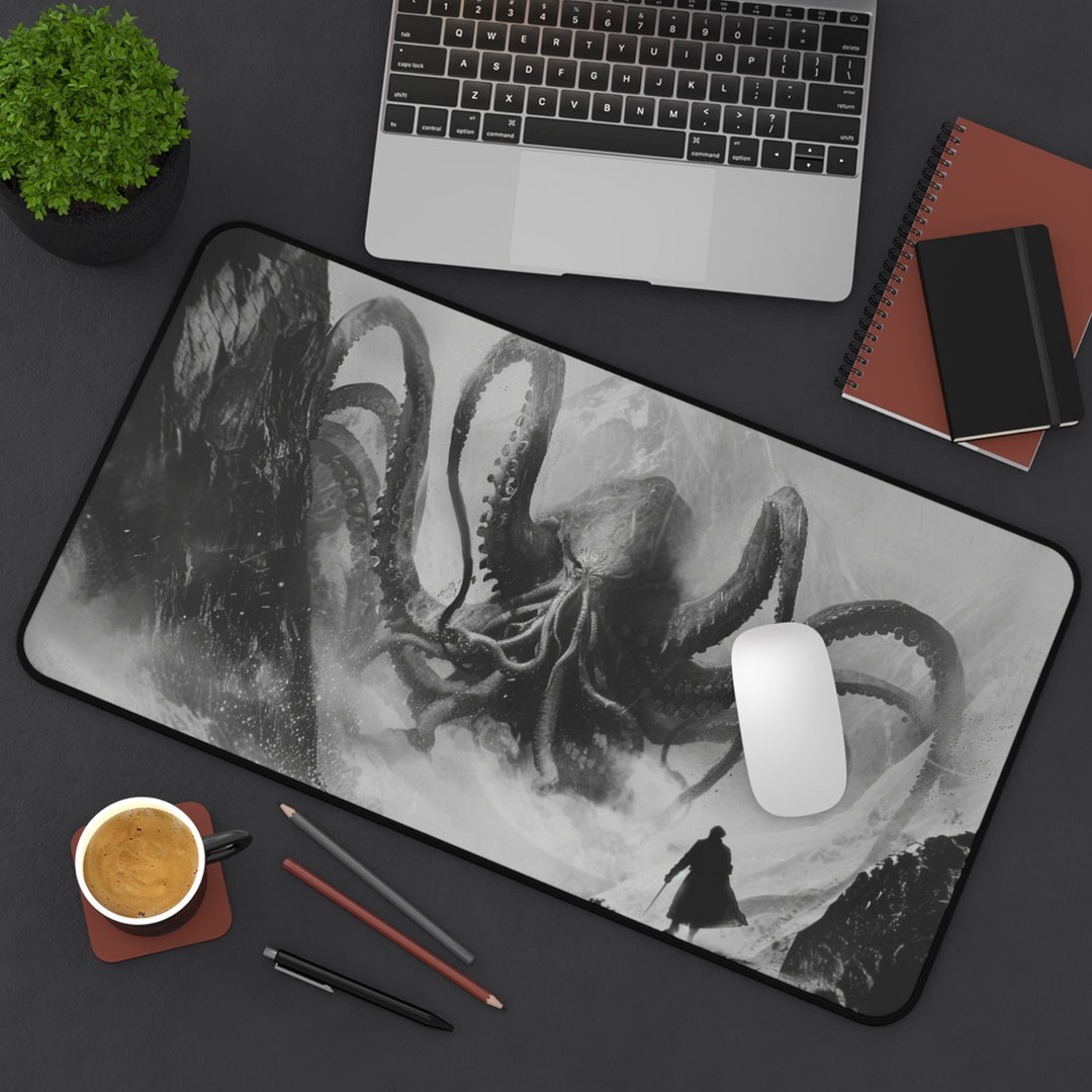 Cthulhu Desk Mat: Lovecraft Elder Gods Office Decor - Etsy