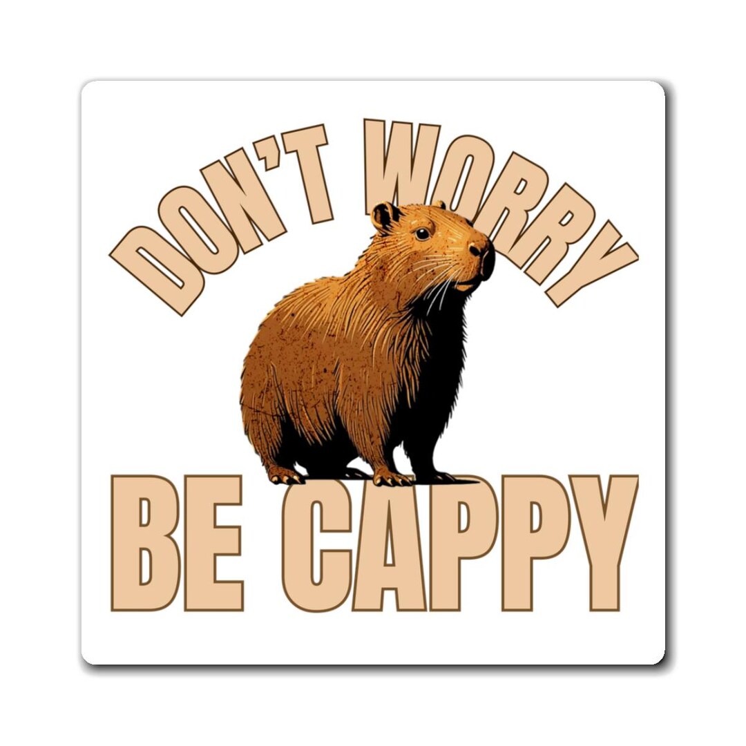 Capybara Fridge Magnet, Funny Capybara Magnet, Cute Kitchen Decor, Don ...