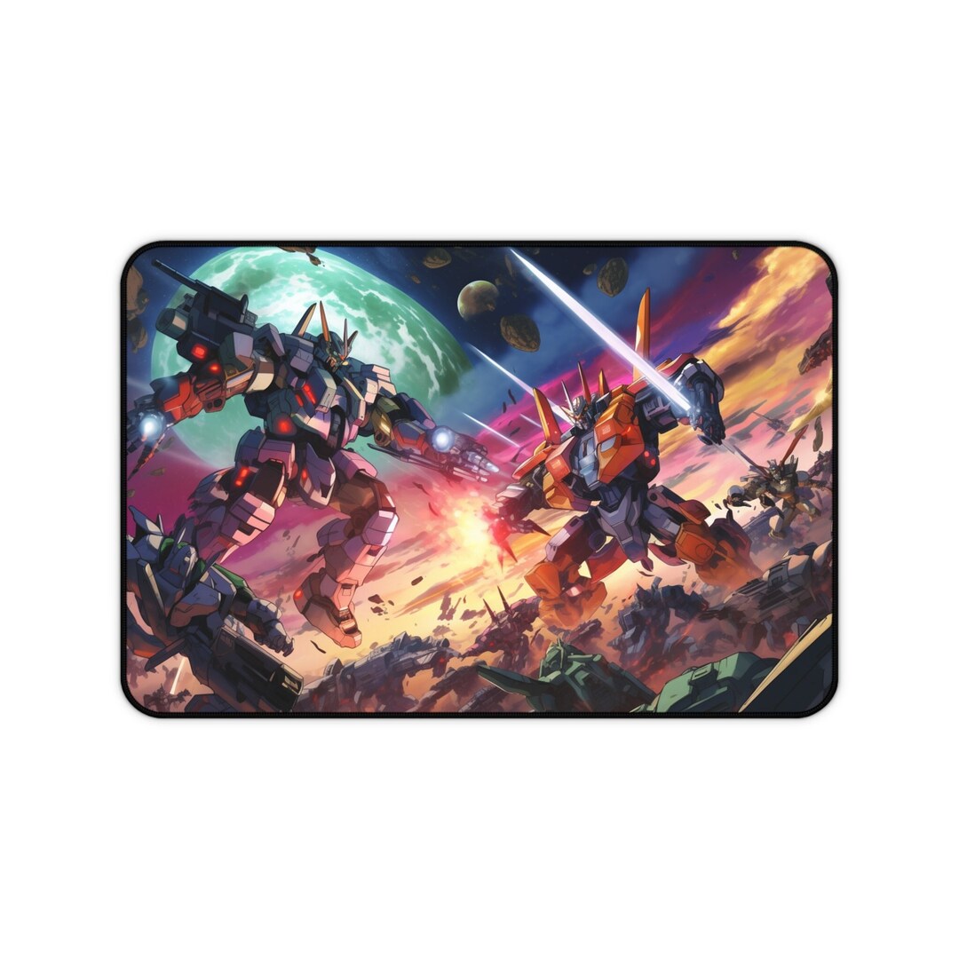 Giant Robots Desk Mat, Anime Inspired Desk Mat, Workspace or Office ...