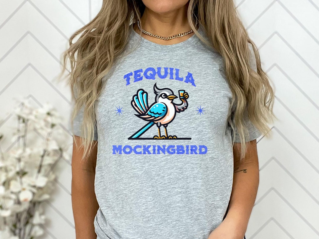 Tequila Mockingbird Tee, Funny Pun Tee, Book Club Shirt, Tequila T ...
