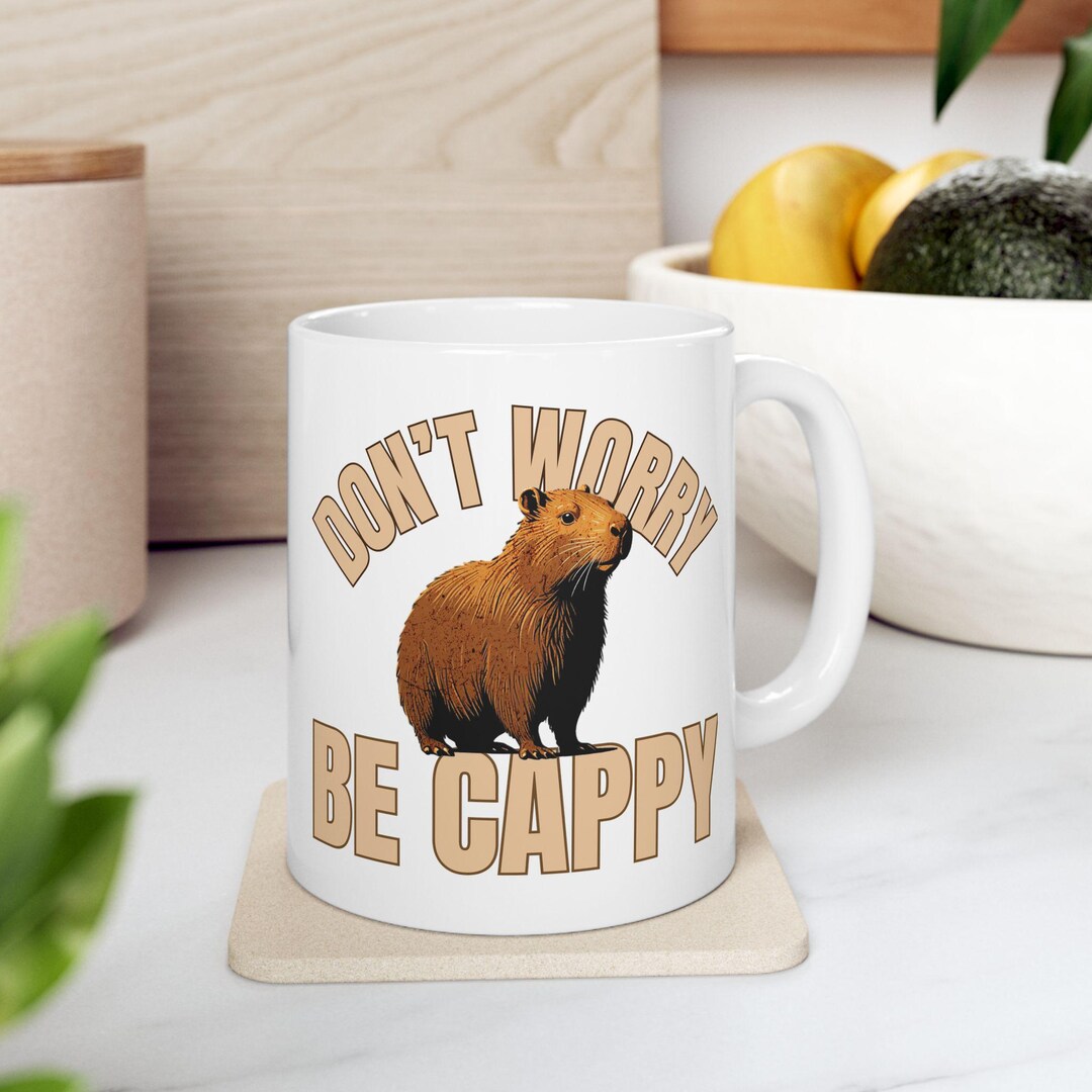 Funny Capybara Mug, Capybara Pun Mug, Capybara Gift Mug, Capybara Lover ...