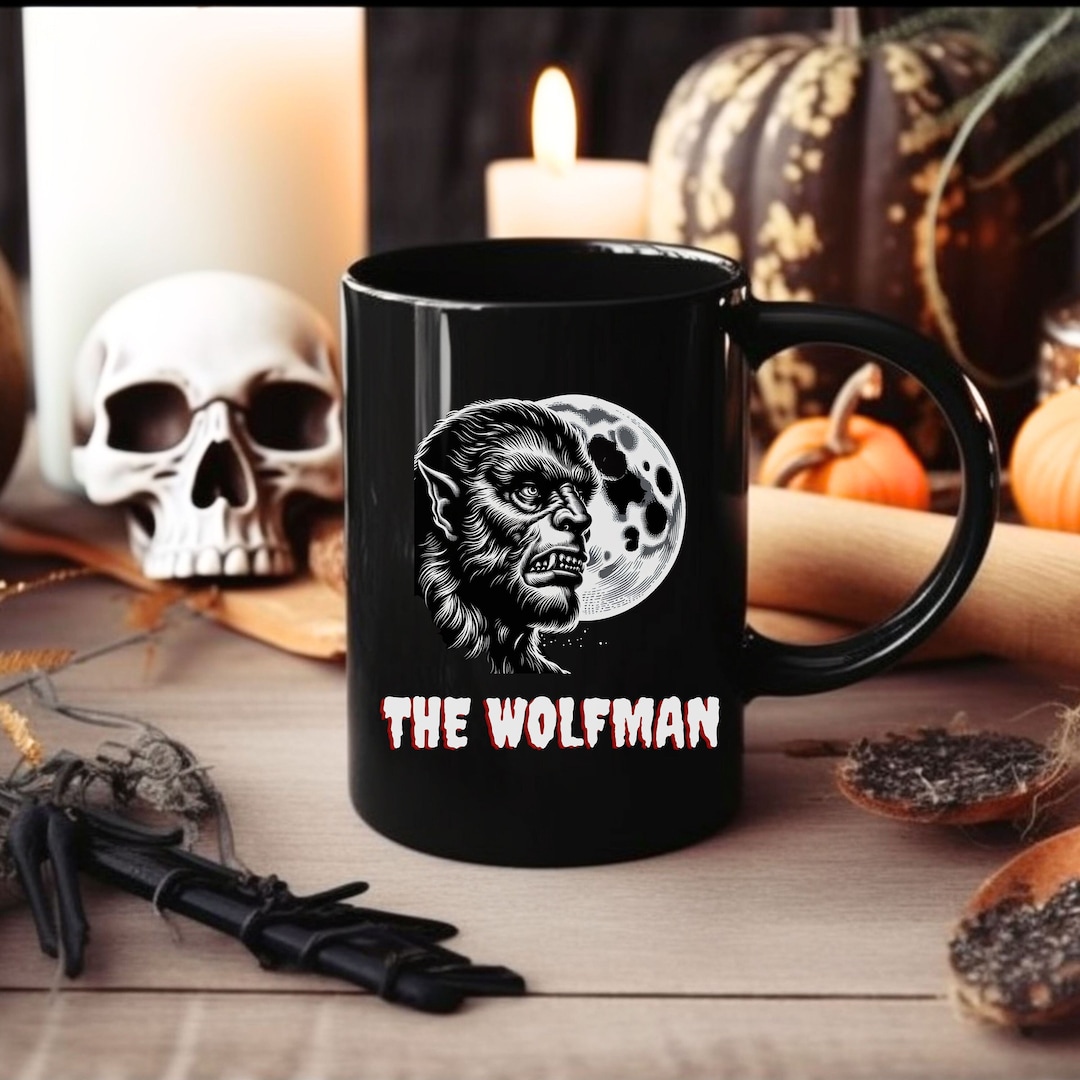 Wolfman Mug, Classic Horror Werewolf, Universal Monsters Fan Gift ...