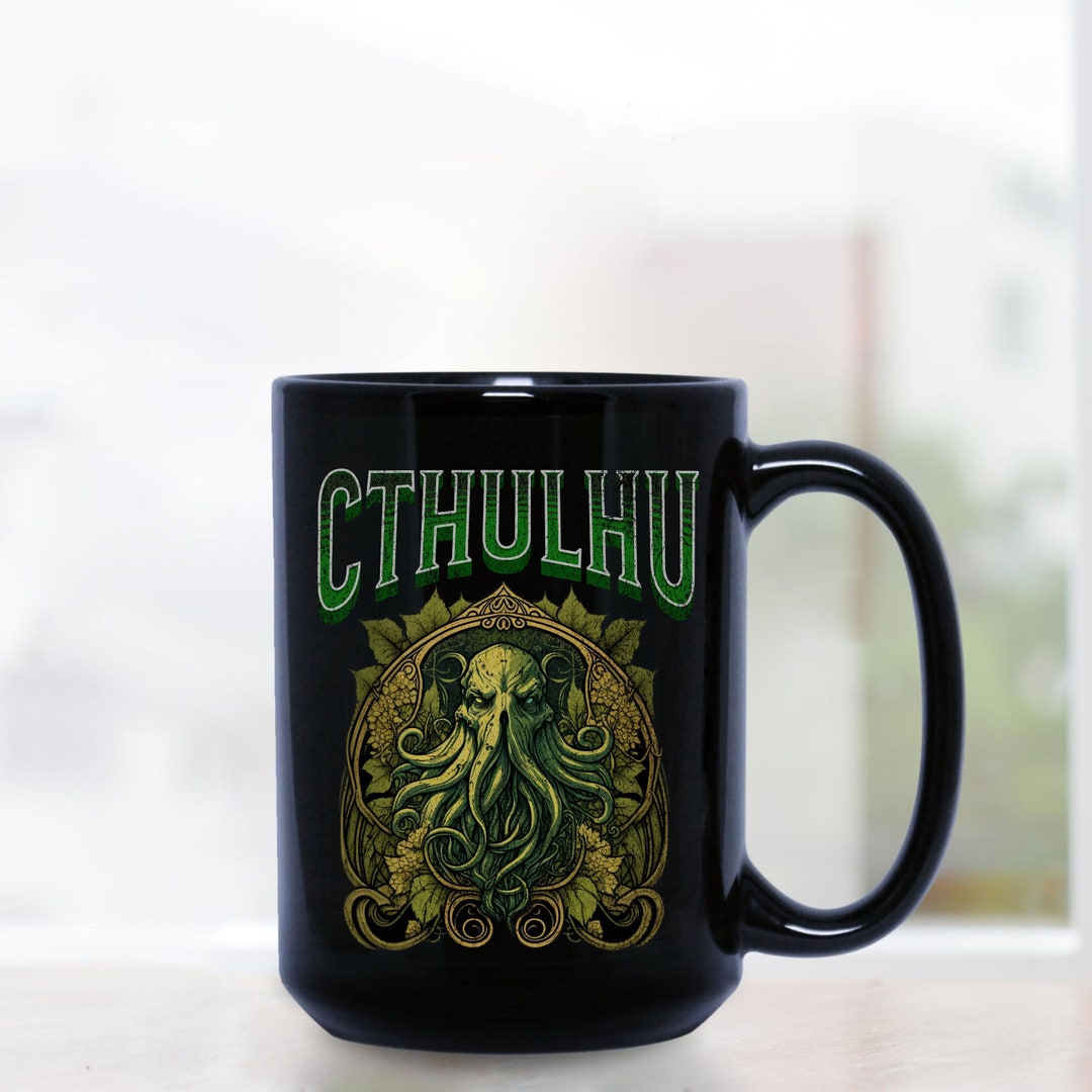 Cthulhu Coffee Cup, Cthulhu Gift, Cthulhu Mug, HP Lovecraft Mug ...