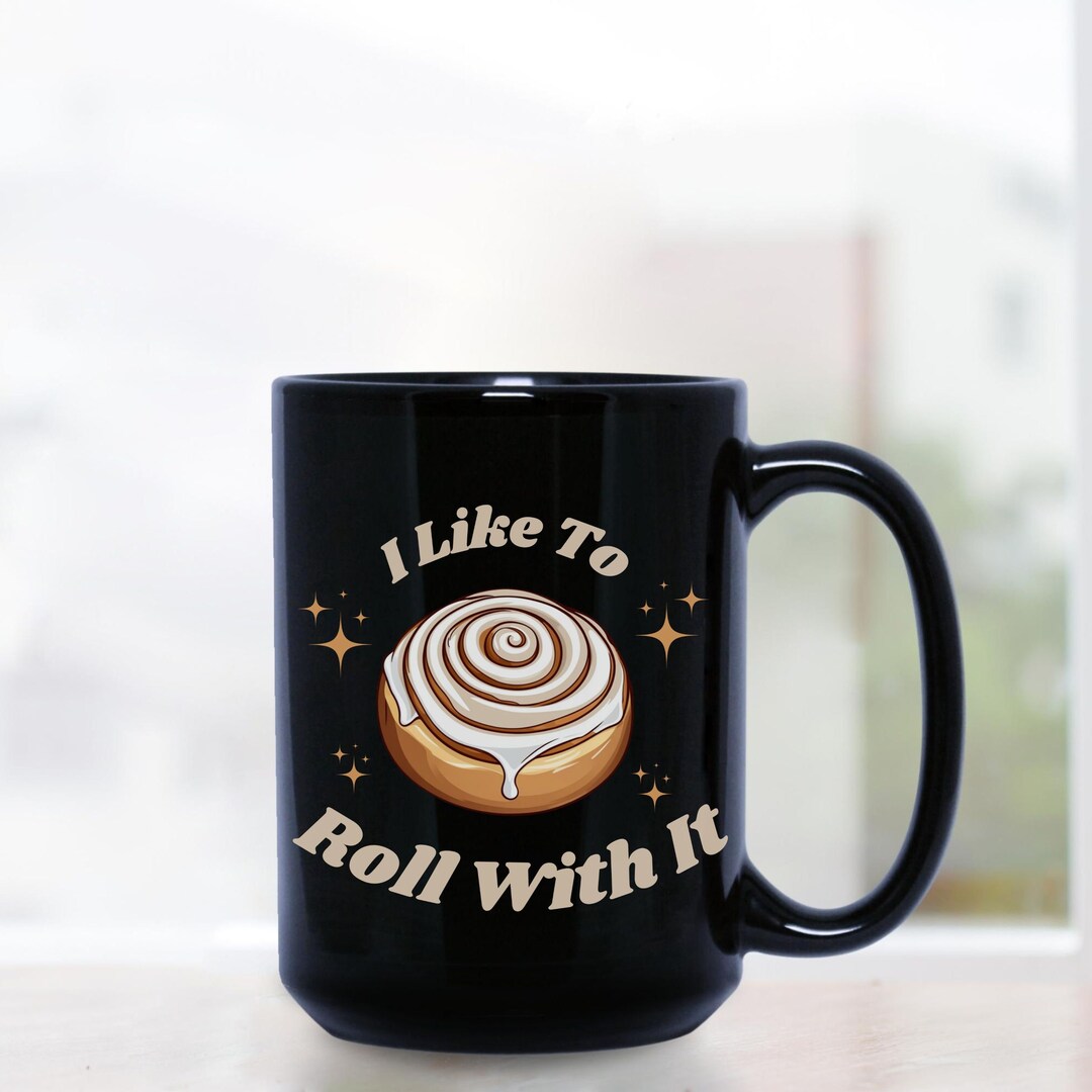 Cinnamon Roll Mug, Breakfast Mug, Cinnamon Roll Coffee Cup, Foodie Mug ...