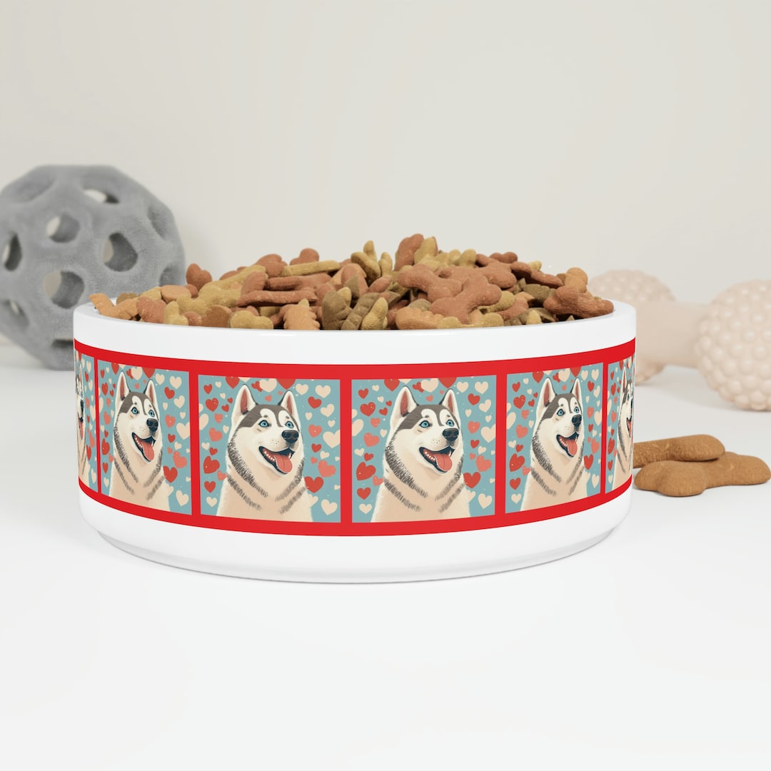 Husky Husky Gift Husky Food Husky Mom Pet Bowl - Etsy