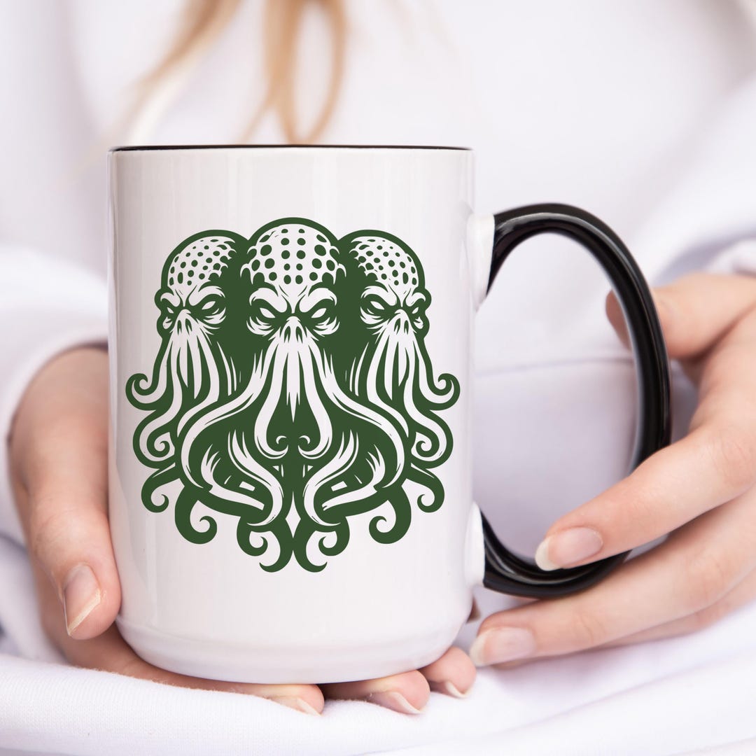 Cthulhu Coffee Cup, Cthulhu Gift, Cthulhu Mug, HP Lovecraft Mug ...