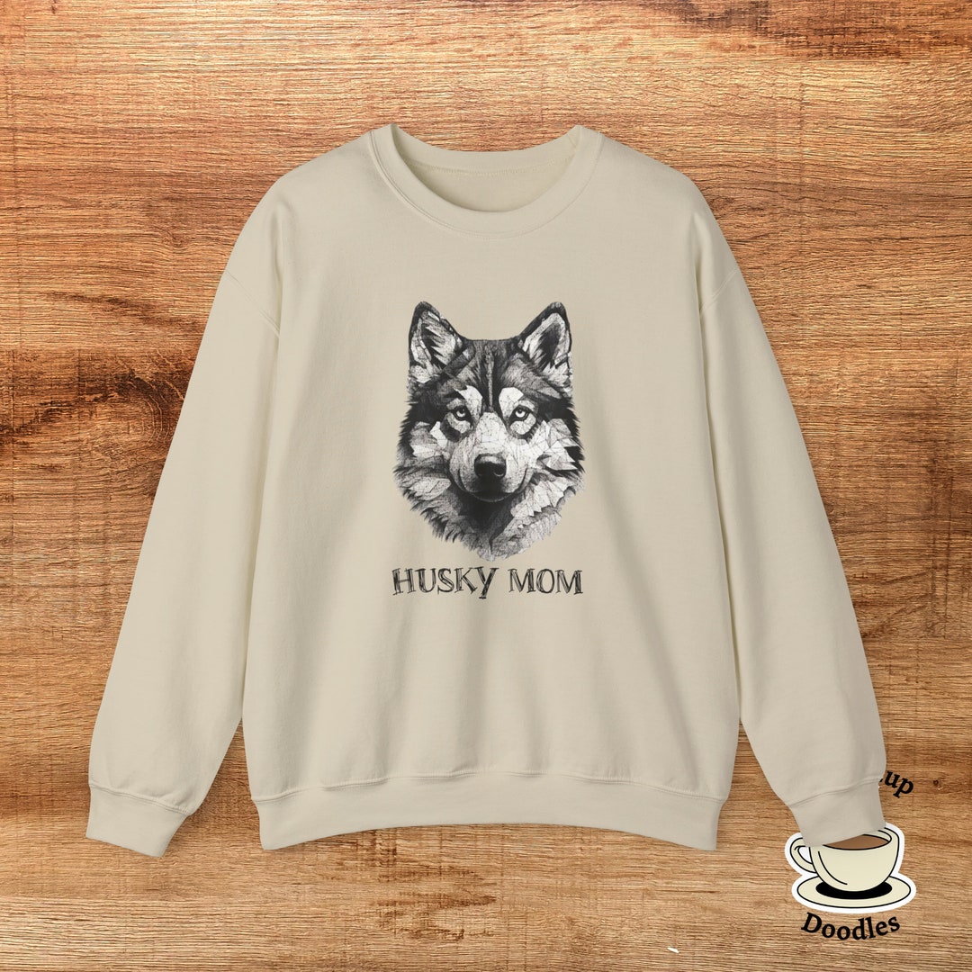 Husky Mom Retro Sweatshirt, Siberian Husky Shirt, Husky Owner Gift ...