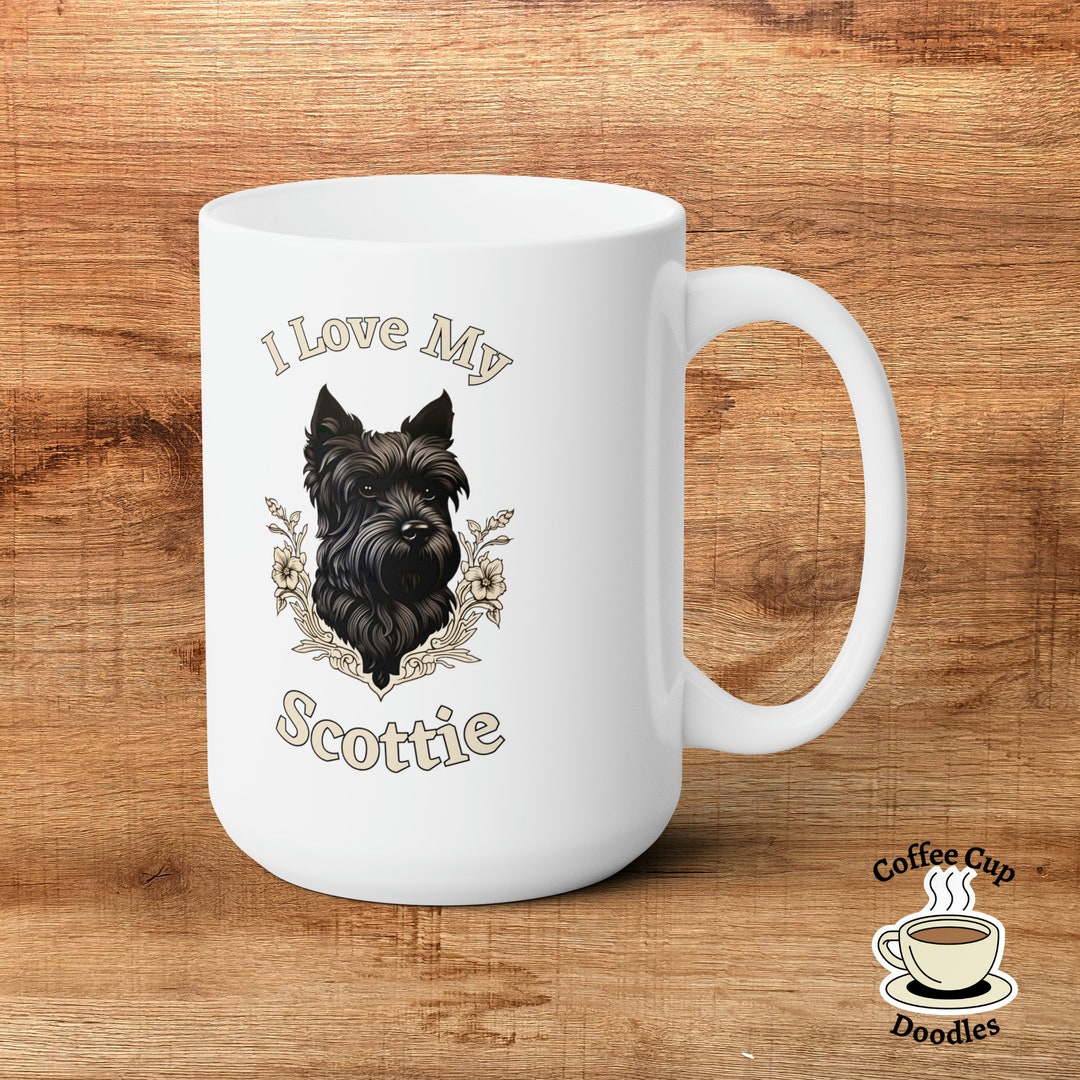 Scottie Mug Scottie Gift Scottie Mom Cute Scottie, Scottie Coffee Cup ...
