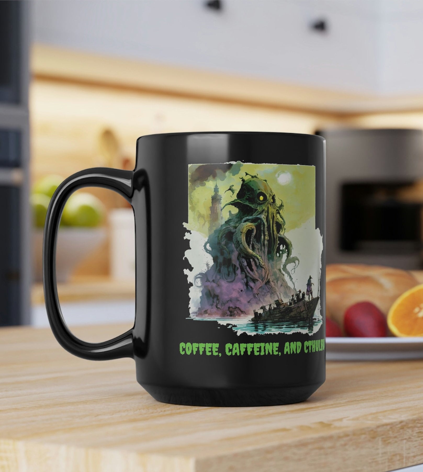 Cthulhu Mug, Cthulhu Coffee Cup, Cthulhu Gift, HP Lovecraft, Miskatonic ...