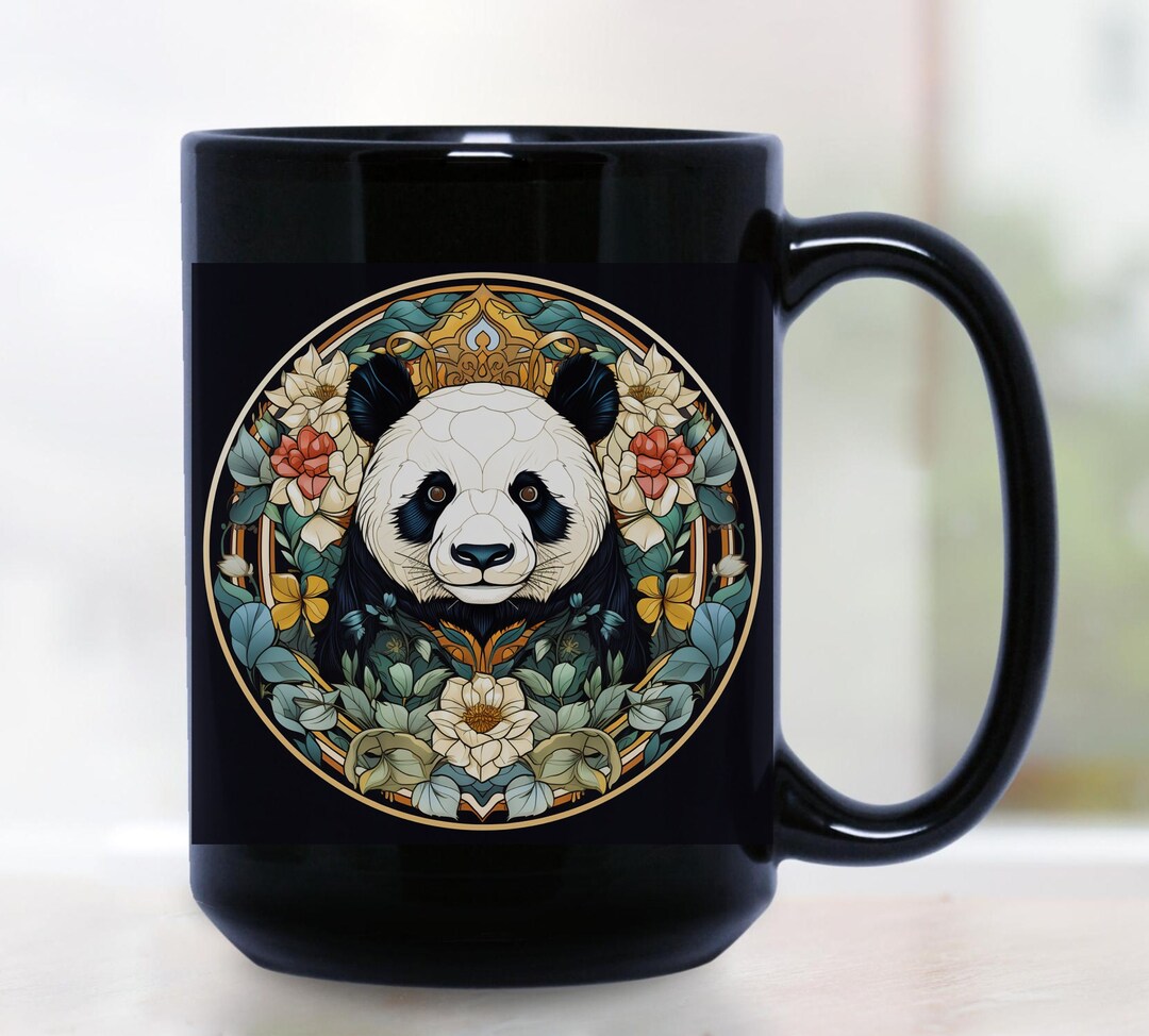 Panda Bear Mug, Panda Mug, Panda, Panda Bear Gift, Cute Coffee Mug ...