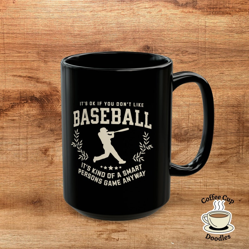 Baseball Fan Mug, Funny Baseball Mug, Baseball Fan Gift, Baseball Lover ...
