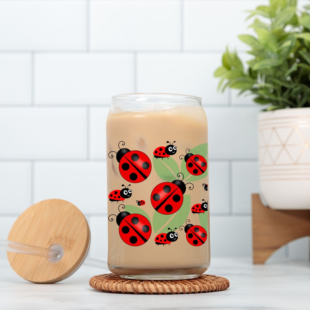Ladybug Glassware, Ladybug Libbey Glass, Ladybug Sipper Glass, Ladybug ...