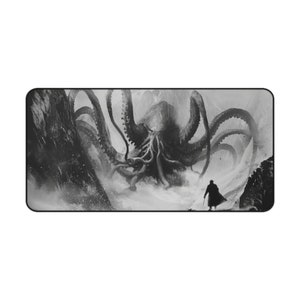Cthulhu Desk Mat: Lovecraft Elder Gods Office Decor - Etsy