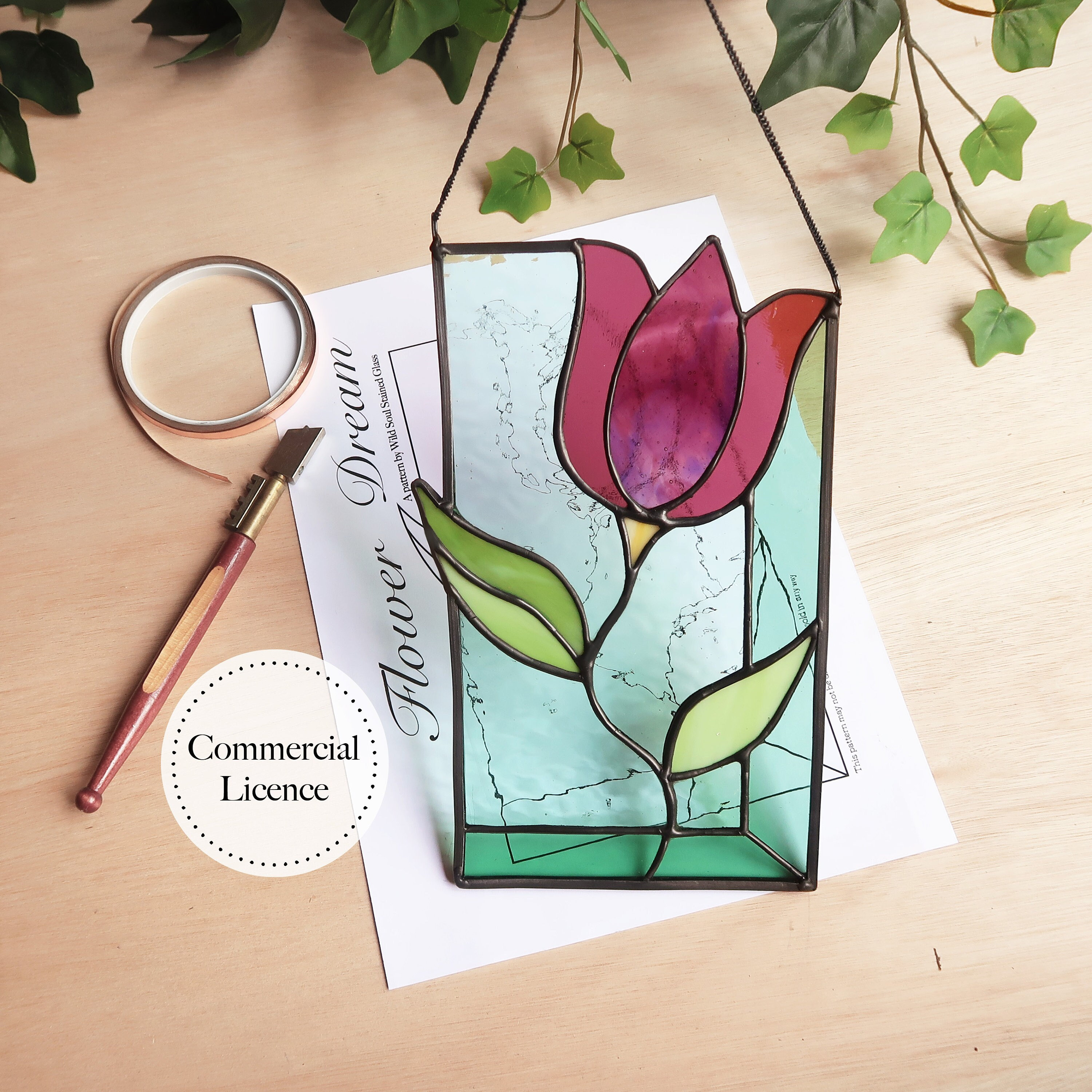 Tulip Stained Glass Patterns Tulips Stained Glass 7 – Ankicoleman
