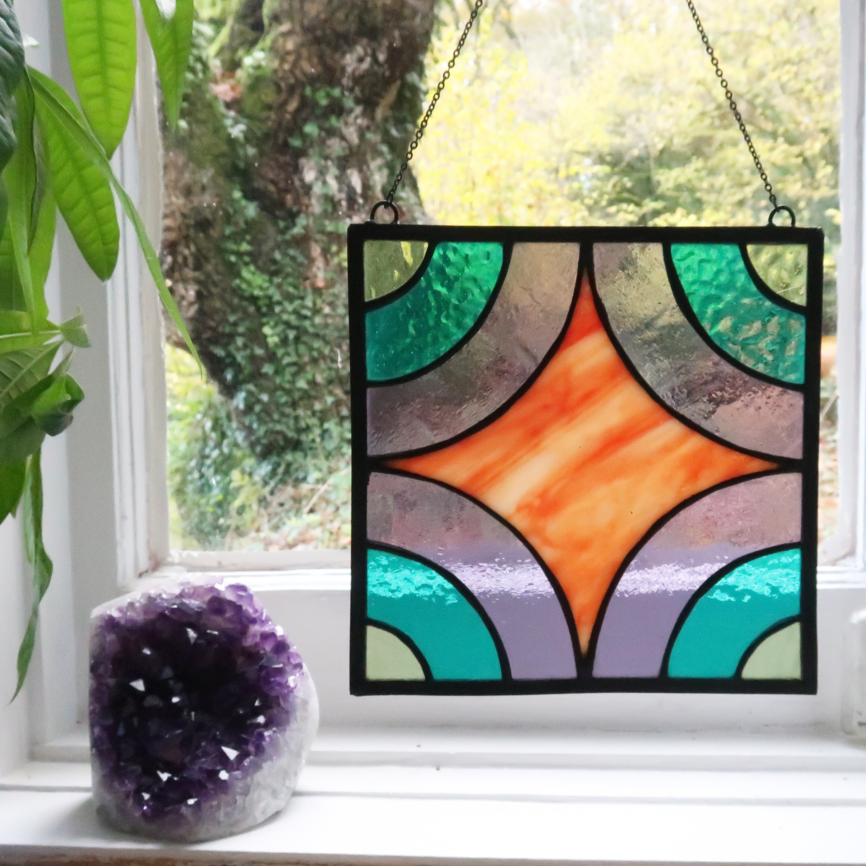 Boho Stained Glass Pattern Stained Glass Pattern Digital - Etsy Australia