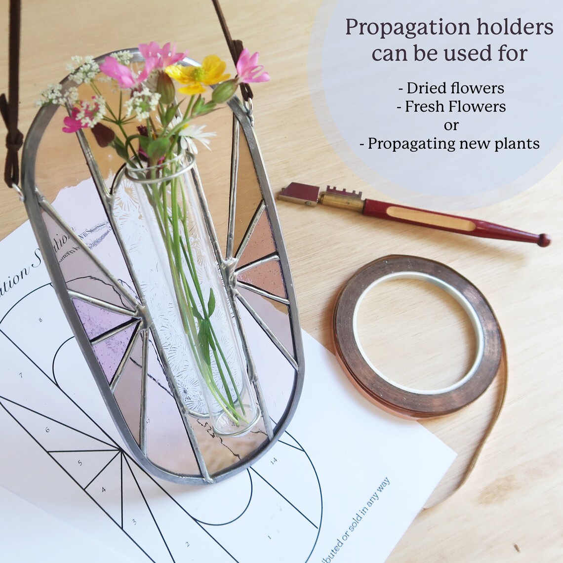Stained Glass Propagation Station Pattern Bundle, Beginner Stained ...