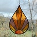 Sun Ray Drop Stained Glass Pattern, Beginner Stained Glass Patterns ...
