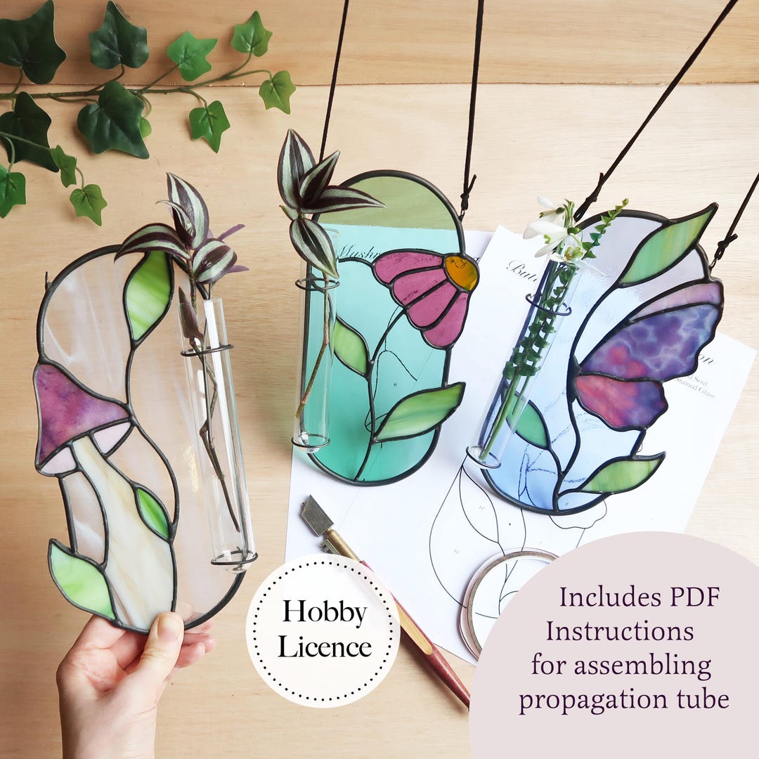 Stained Glass Propagation Station Patterns, Beginner Stained Glass ...