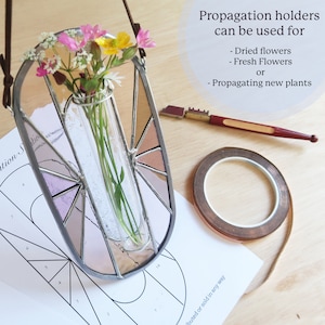 Stained Glass Propagation Station Pattern: DIY Home Decor (PDF Download ...