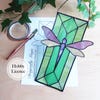 Flower Drop Suncatcher Stained Glass Pattern, Stained Glass Patterns ...