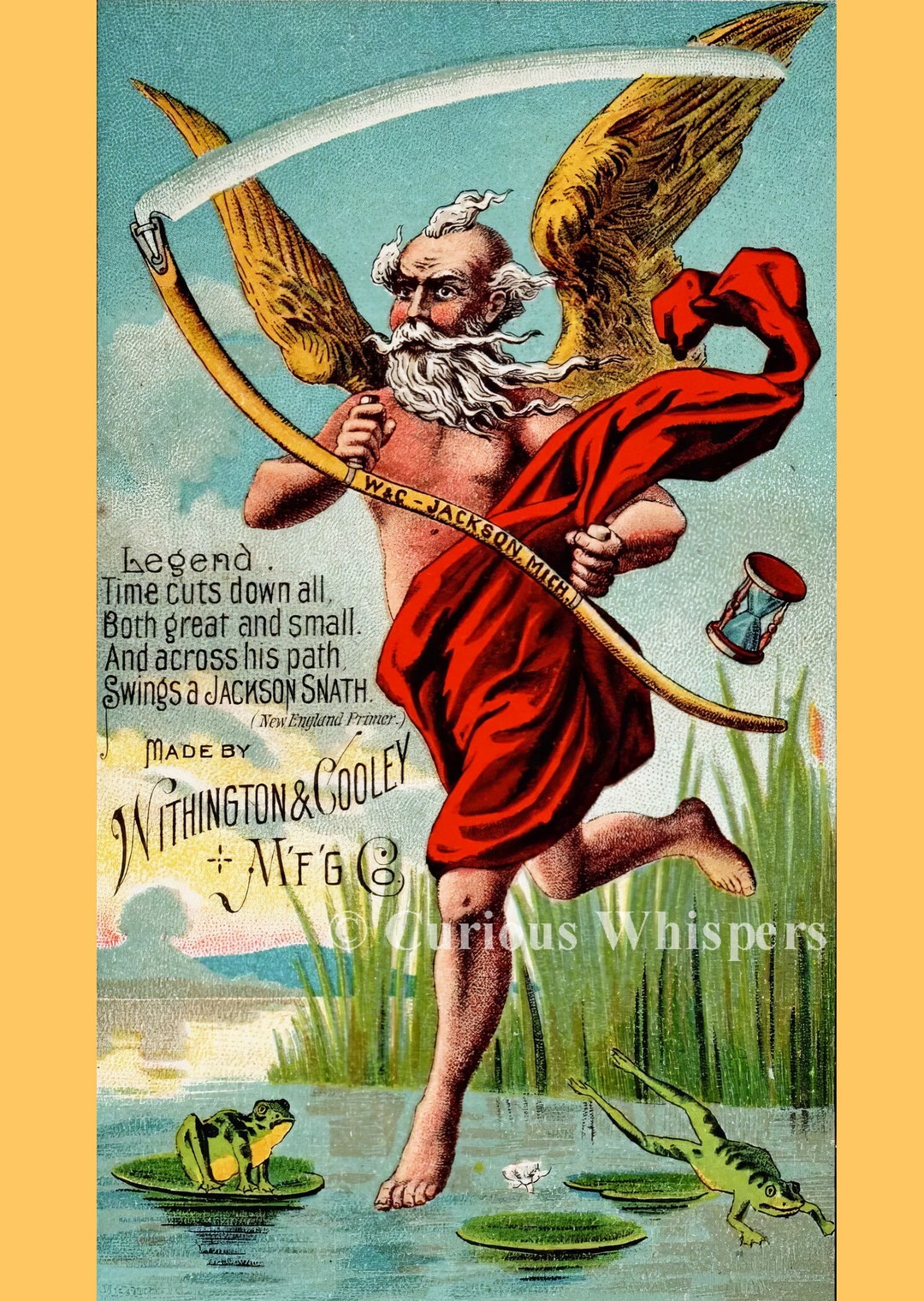 Father Time - Greeting Card - Etsy