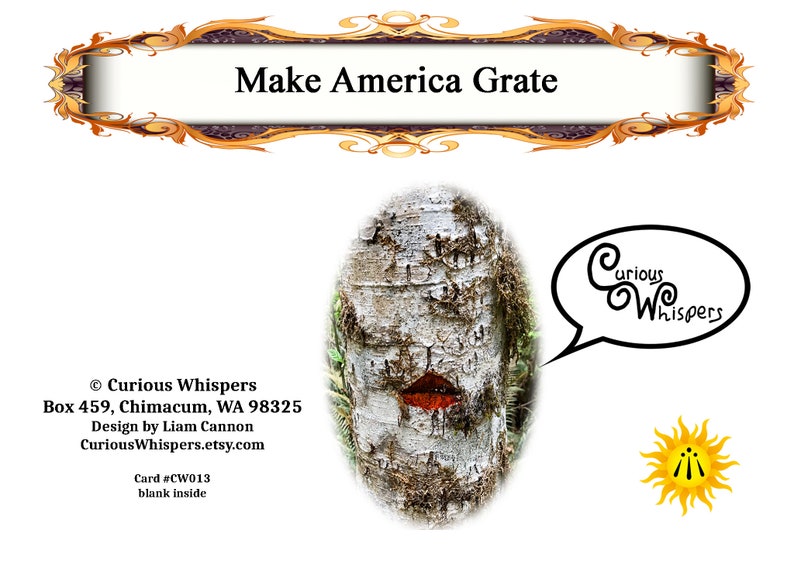 Make America Grate - Greeting Card - Etsy