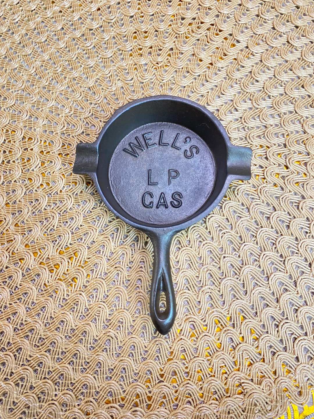 Well’s LP Gas Mini Advertising Skillet - Etsy