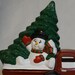 Snowy Winter Truck Insert, Interchangeable Truck Insert, Snowman Winter ...