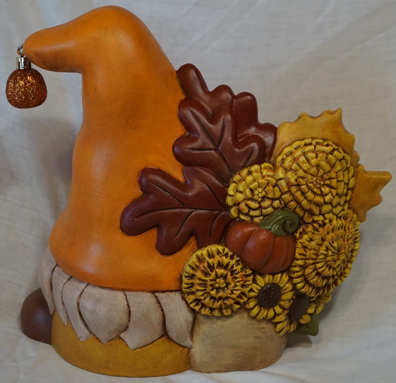 Fall Gnome - Lighted, Home Decor, Fall Decor, Harvest Decor, Hand ...