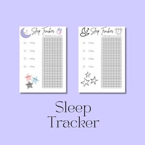 Sleep Tracker Bullet Journal Page - Etsy