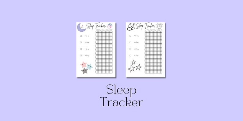 Sleep Tracker Bullet Journal Page - Etsy