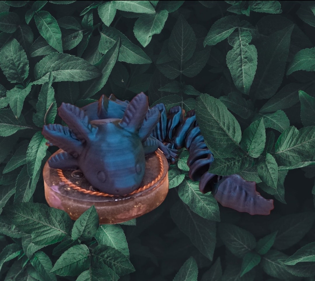 3d Printed Articulated Axolotl - Etsy