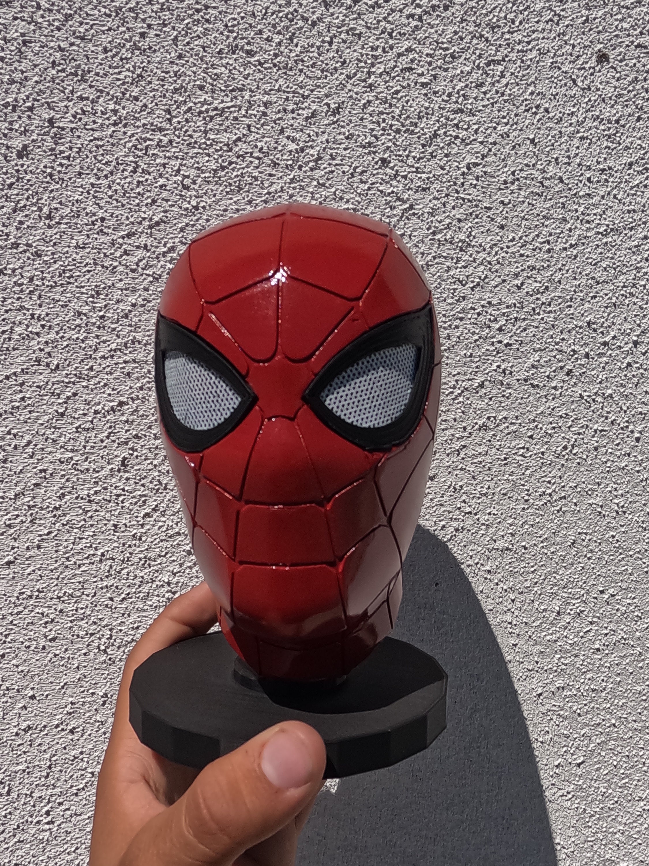 3d Printed Mini Iron Spider Helmet Desplay - Etsy