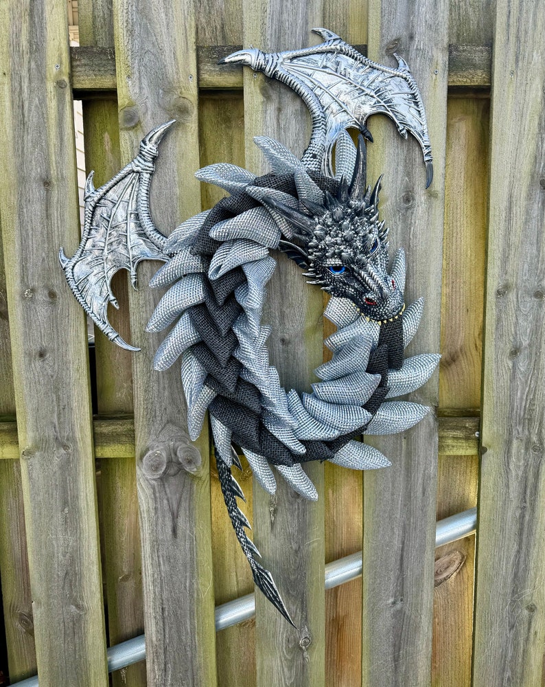 Oval Dragon Wreath - Etsy