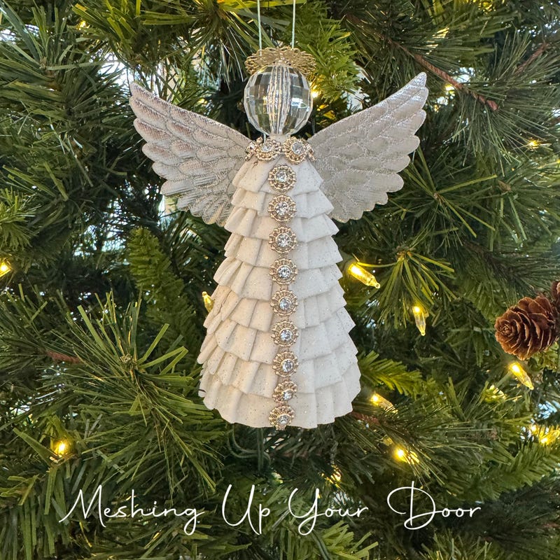 Quilted Christmas Angels Ornaments - Etsy