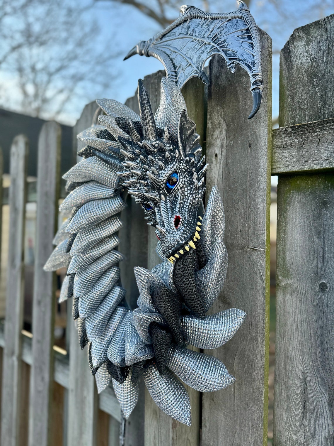 Oval Dragon Wreath - Etsy